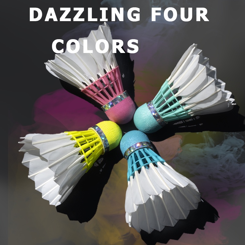 ALPSPORT 4 Colors 3-Stage Badminton Stable and Durable Quality Goose ...