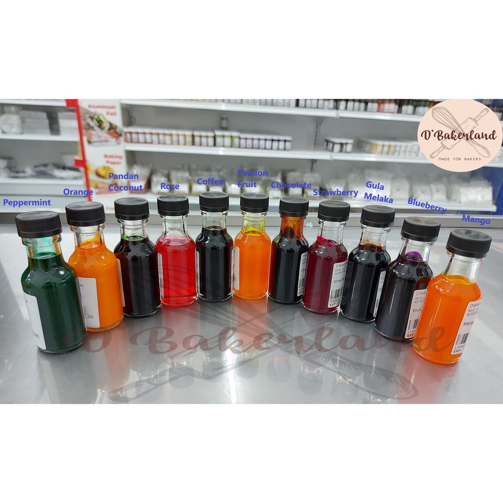 Emulco /Essence+ Colour (Pandan/choc/strawberry/blueberry/mango/orange ...