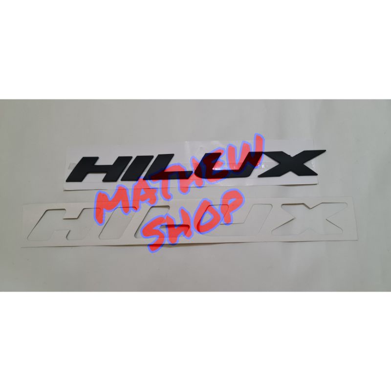 MESIN Universal Toyota Hilux Engine Hood Emblem / Hilux Engine Hood ...