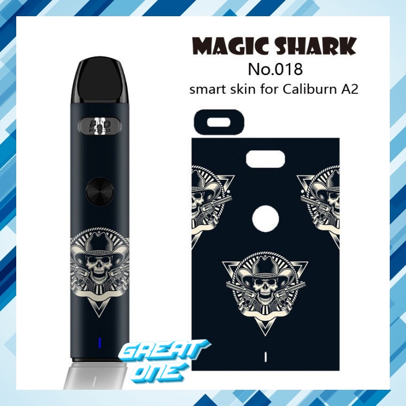 Caliburn A2 018 STICKER BODY Smart Skin Wrap Silicone Texture Cover ...