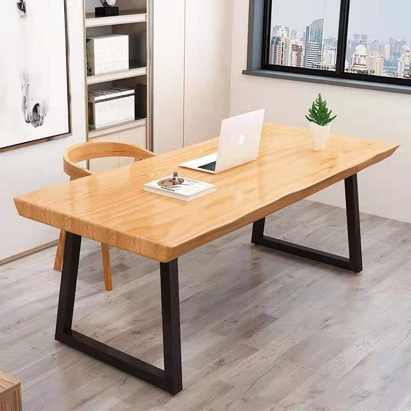 Solid wood Thick Modern Table 5-8cm Thickness Large Dining Table Large ...