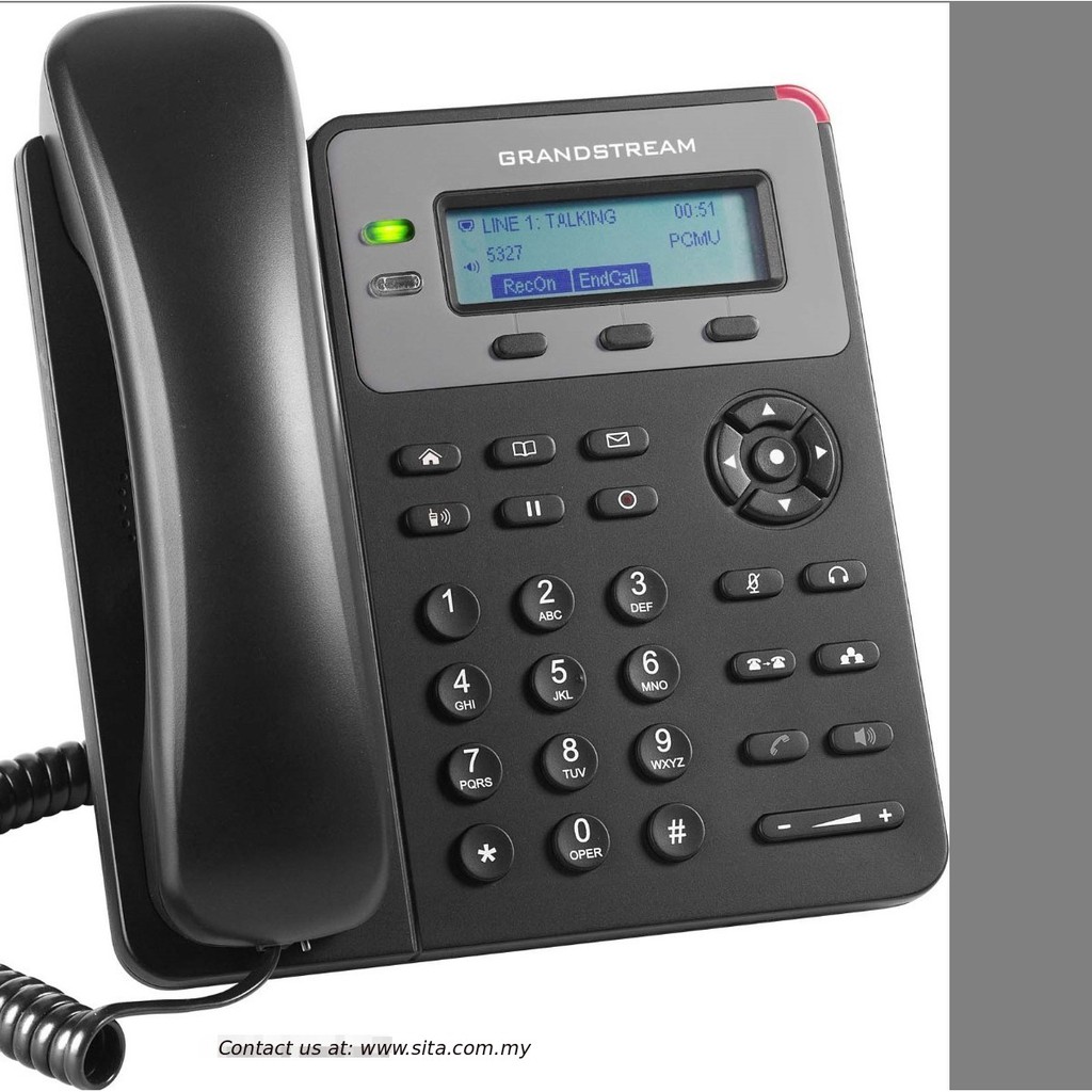 Grandstream GXP1610 IP Phone | Asterisk IP PBX Based IP Phone | Call Center IP Phone | Shopee ...