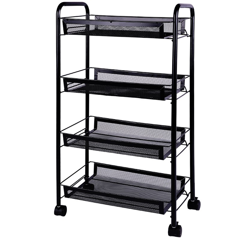 Trolley Rack 3/4/5 Tier Multipurpose Storage Rack Trolley Rack with ...