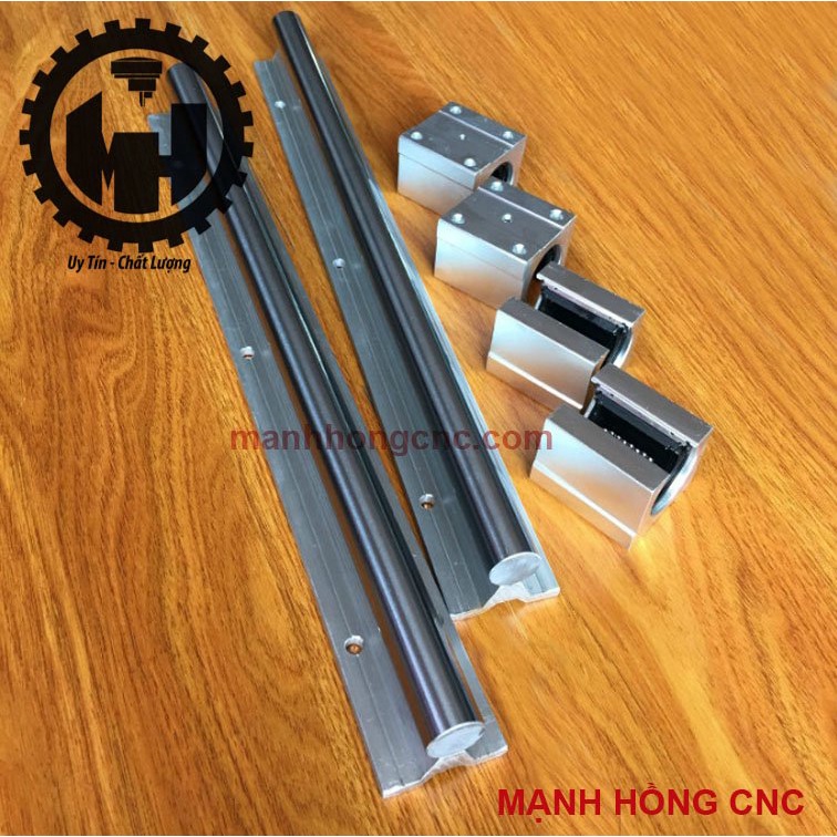 Round slide rail with SBR12 base 1m long. Hn & HCMC (slide not included ...
