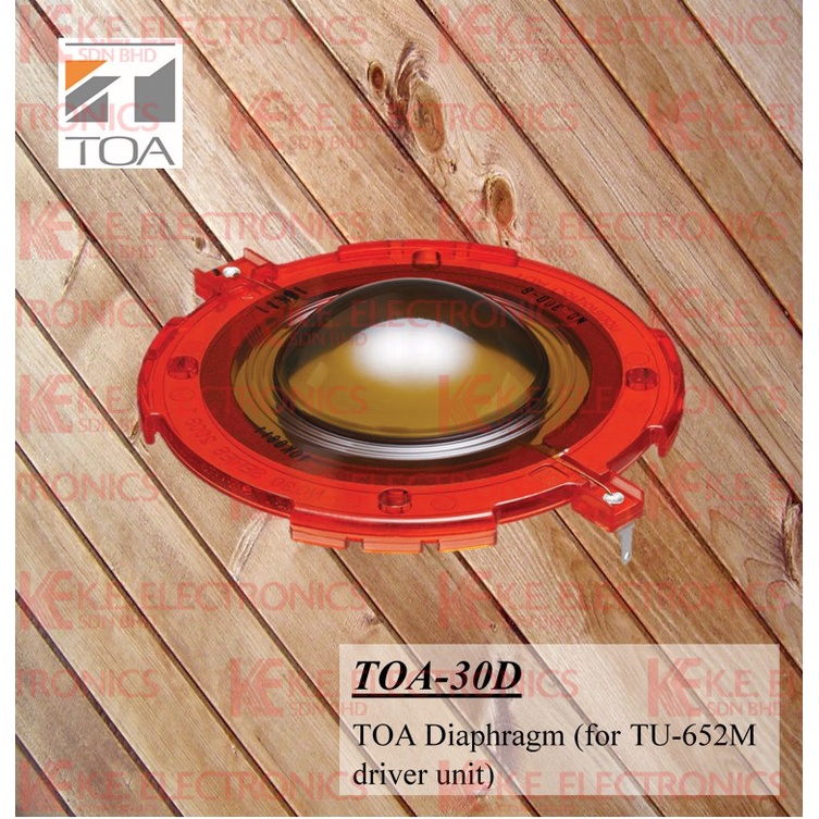 TOA DG30DB voice coil for Driver Units ( TU-631, TU-631M, TU-651, TU ...