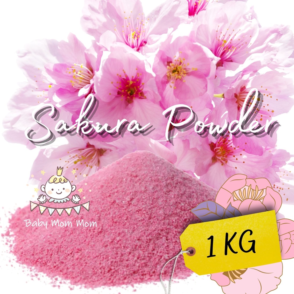 Japan Sakura Powder 1KG -Serbuk Sakura Flower-樱花粉- Sakura Cherry ...