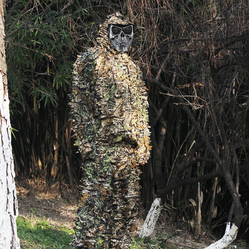 Camouflage Hunting Premium Ghillie Suit 3d Camo Clothing For Jungle ...