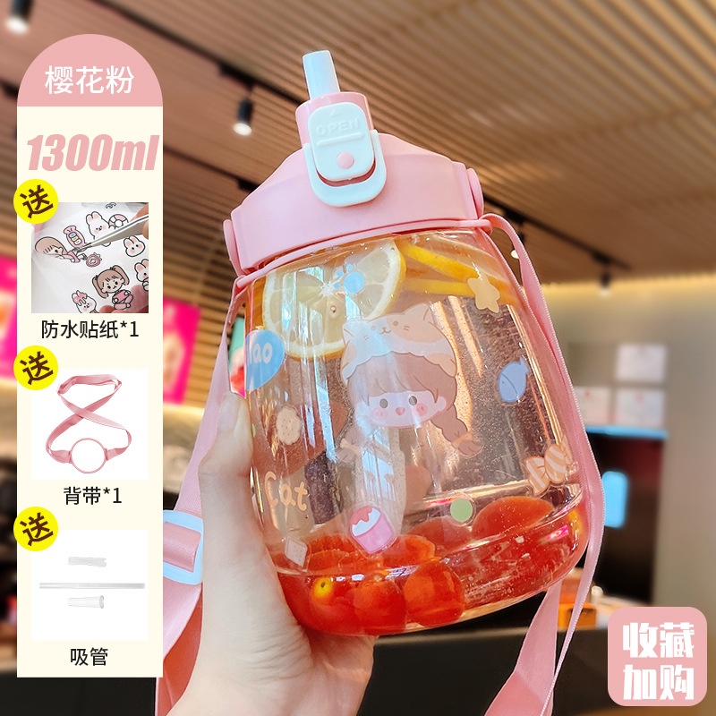 INS 2021 NEW TIK TOK Water Bottle for Kids Student Office Botol ...