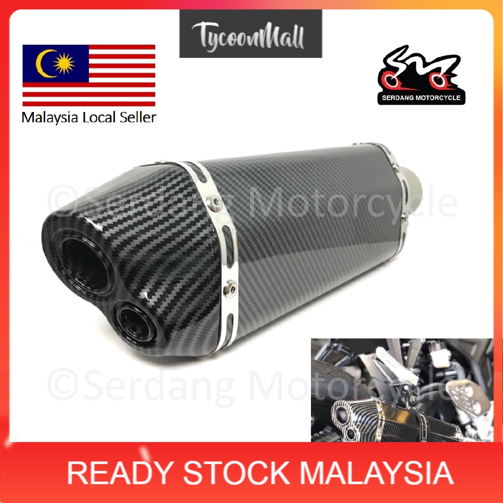 🏅MotorPart🏅 Muffler Exhaust Slip On 51mm Carbon Fiber R25 V1 V2 R15 ...
