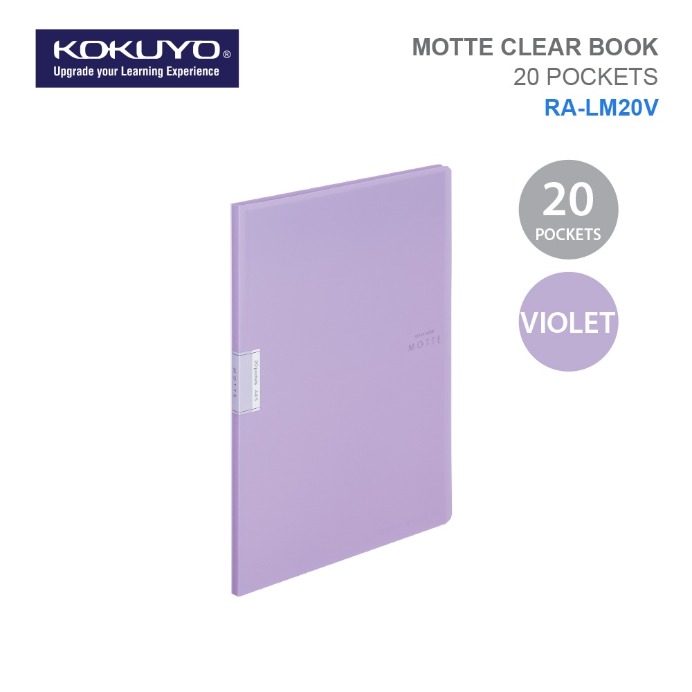 KOKUYO RA-LM20 Motte Clear Book 20 Pockets | Shopee Malaysia
