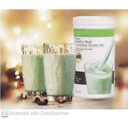 [100% SEALED] Herbalife F1 Chocolate Mint Formula 1 Mint Chocolate ...