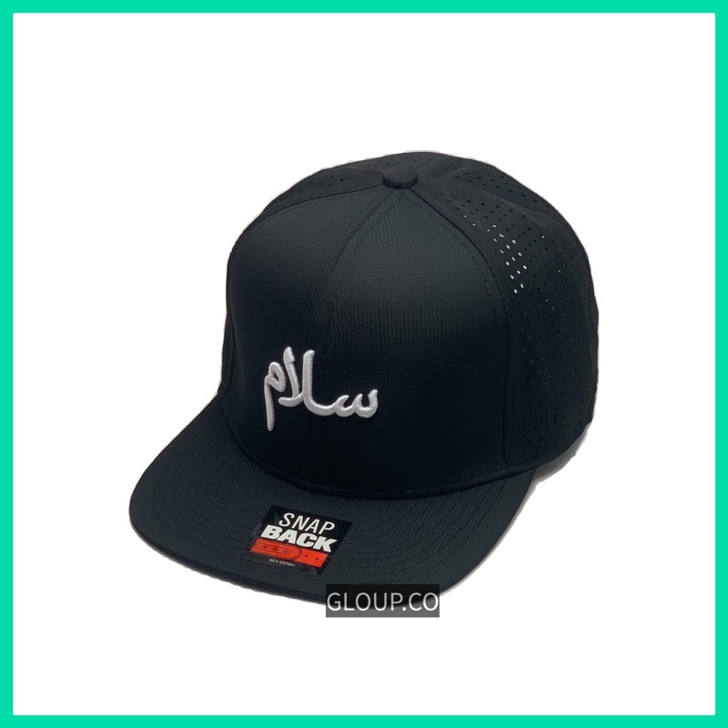 [ READY STOCK ] Topi Salam Arabic SnapBack | Dri-Fit Breathable Flat ...