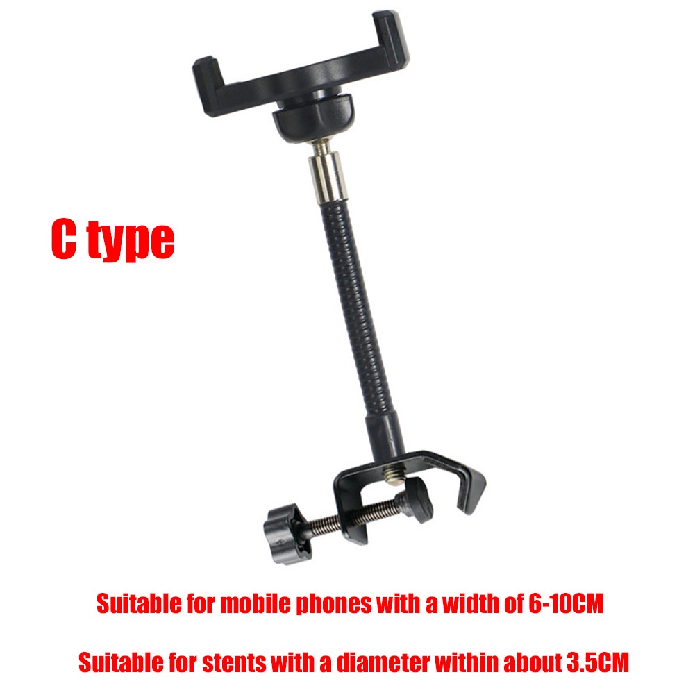 Stand Mobile Phone Holder Clamp for Live Video Streaming Photography ...
