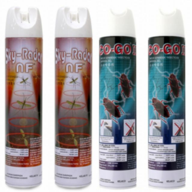 2 x Co go spray CNI,2x sky radar spray dan percuma keahlian | Shopee ...