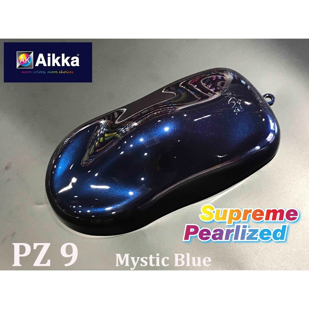 AIKKA PZ9 MYSTIC BLUE SUPREME PEARLIZED METALLIC COLOUR 2K CAR PAINT ...