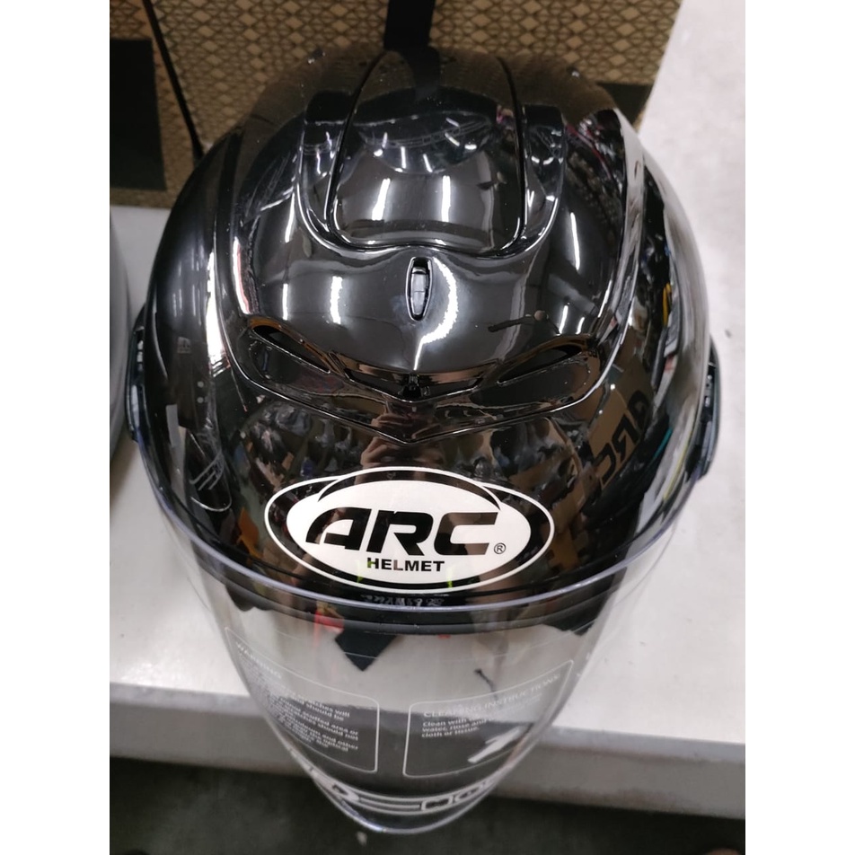 HELMET ARC RITZ New Flash Special Ori Size L-XXL with Sirim Cert Topi ...