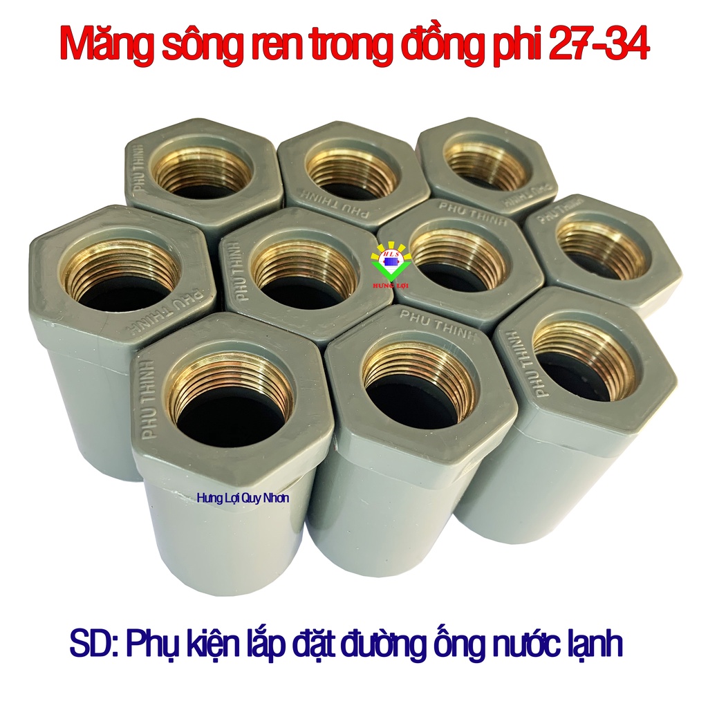 Copper threaded sleeve 27 (straight connection of copper threaded ...