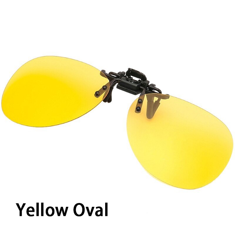 Sunglasses Clip On Polarized Night Vision Clipon Black Yellow G15 color ...
