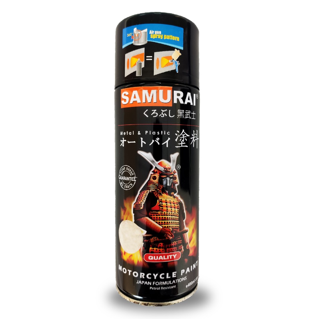 Samurai Standard Colors Spray Paint 001 CLEAR 002 WHITE 003 SILVER 029 ...
