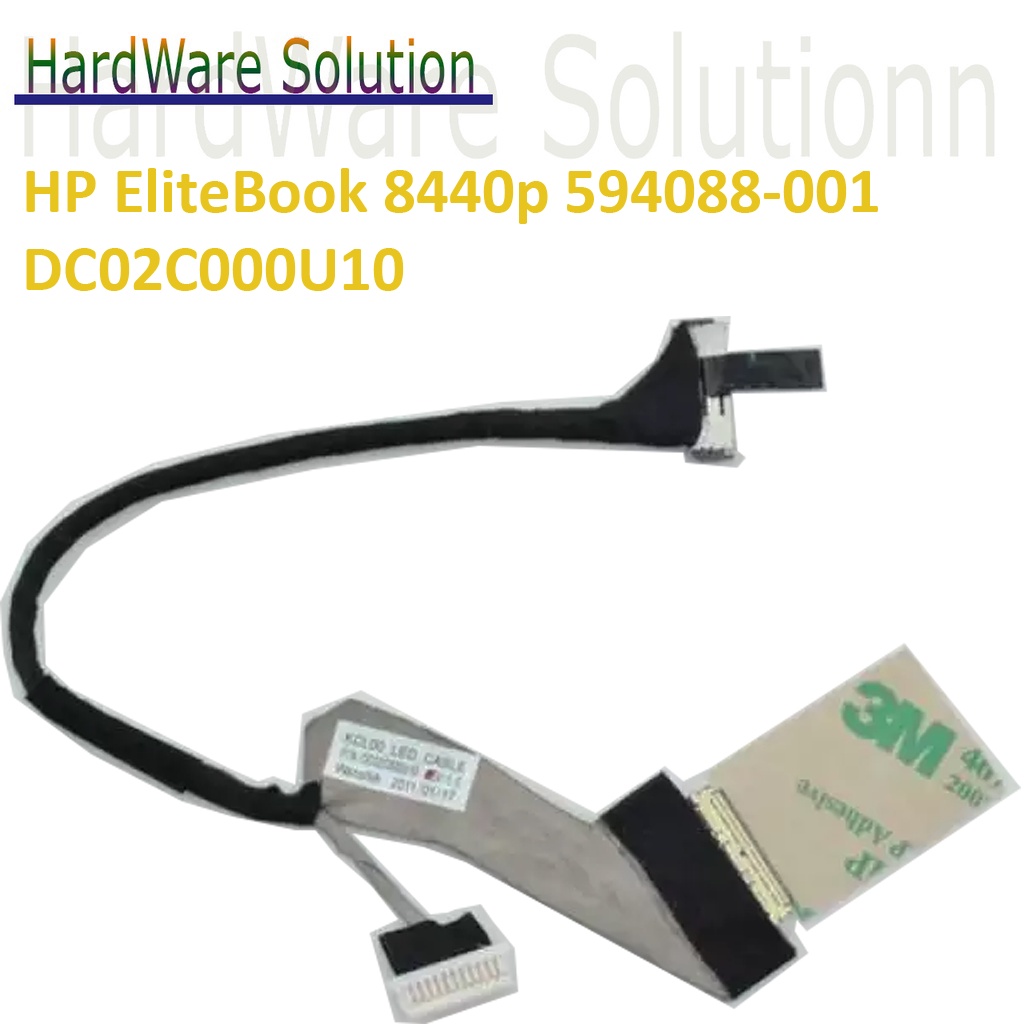 HP EliteBook 8440p Series 594088-001 DC02C000U10 LCD Screen Cable ...
