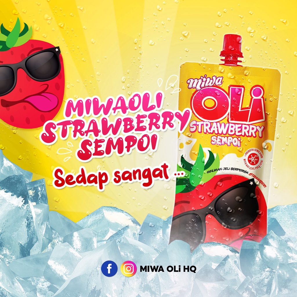 8 pcs Miwa Oli jelly drink minuman prebiotik | Shopee Malaysia