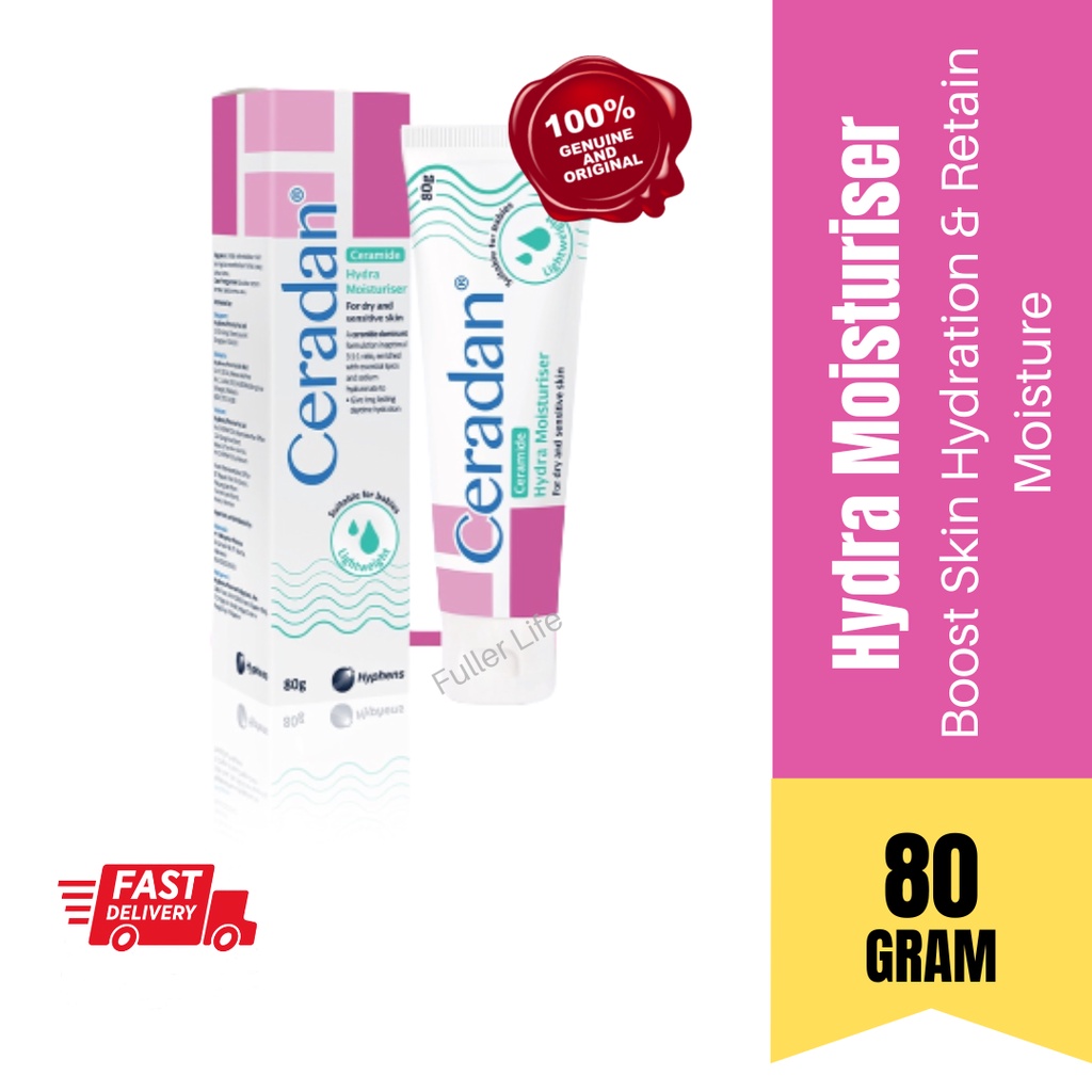 CERADAN Hydra Cream | Light-Textured Hydrating Moisturizer (80g ...