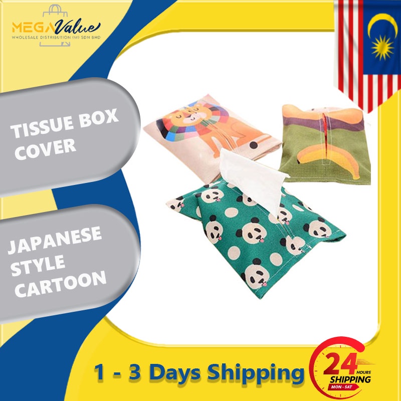 READY STOCK | Japanese Style Cartoon Tissue Box Cover Paper Towel ...