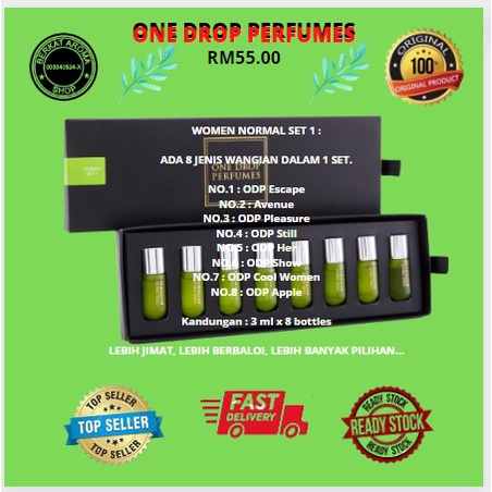 ~~~💘💚💛One Drop Perfumes💯 Original - Women Set 1 (NEW PACKAGING)💛💚💘 ...