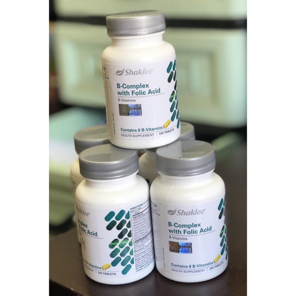 Shaklee B Complex with Folic Acid 120 tablets (READY STOCK) | Shopee ...