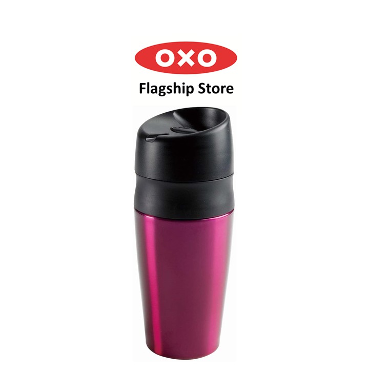 OXO Liquiseal Stainless Steel Travel Mug 440ml - Metallic Pink | Shopee ...