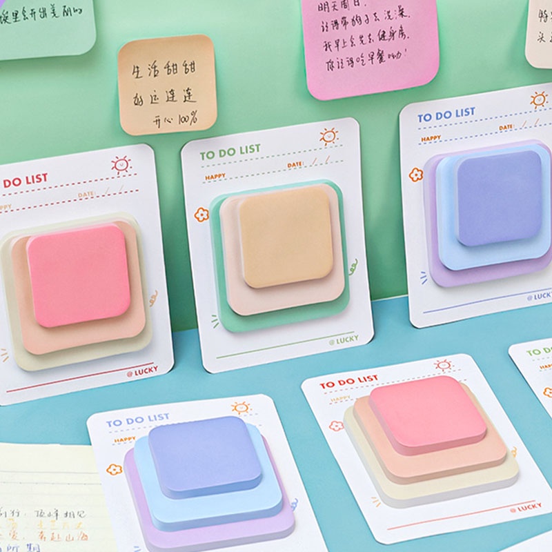 Colorful Post-it Note Set Memo Notes Index Mark Sticky Note Decorative ...