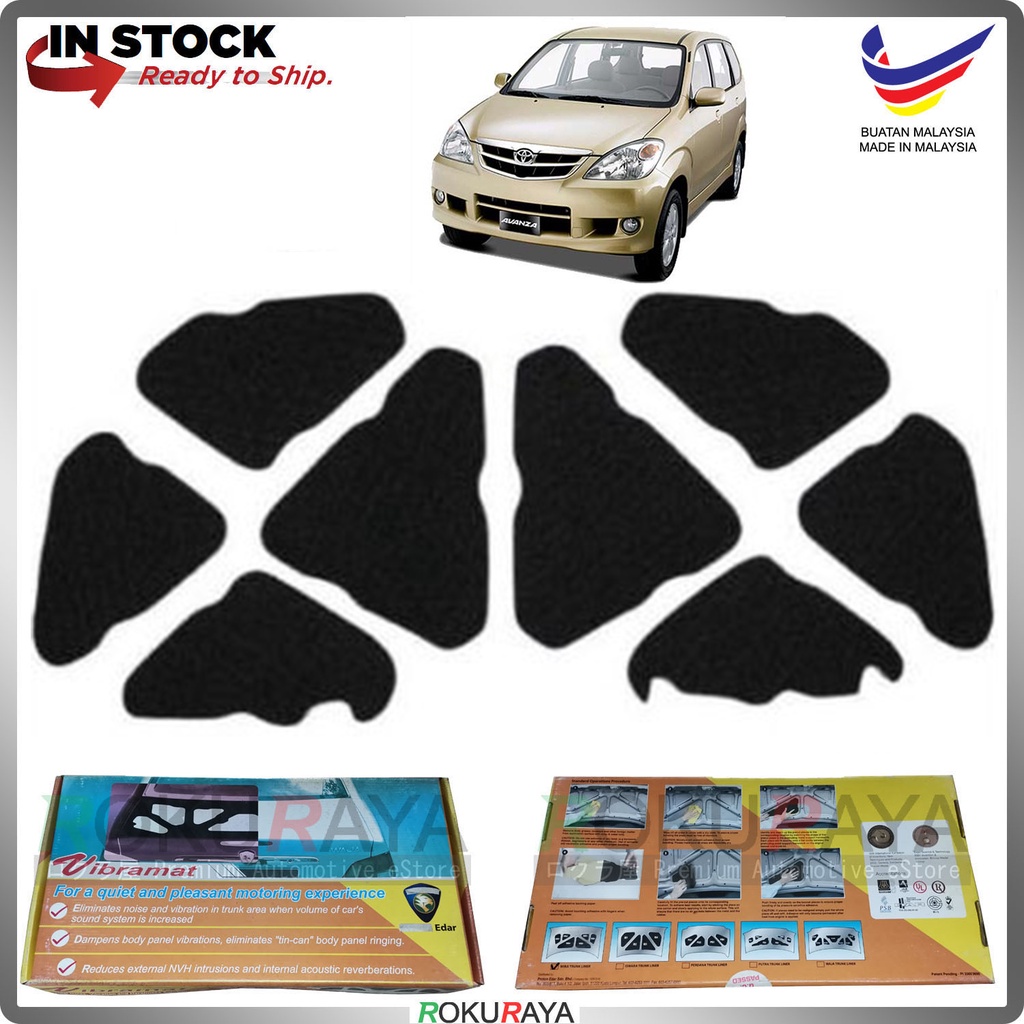 [FRONT] Toyota Avanza Old 2003-2011 Car Heat Sound Vibration Proof ...