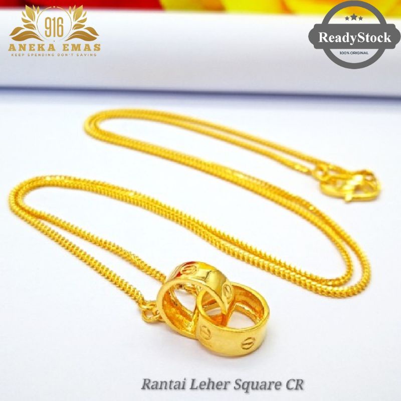 !!HOT ITEM!! Rantai Leher Sauh, Belut & Mesin CR (3 Design) | Gold 916 💯 Original | Shopee Malaysia