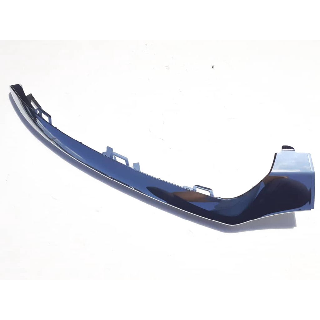 Mercedes Benz W205 AMG Front Bumper Bottom Lower LIPS Chrome Sliver ...