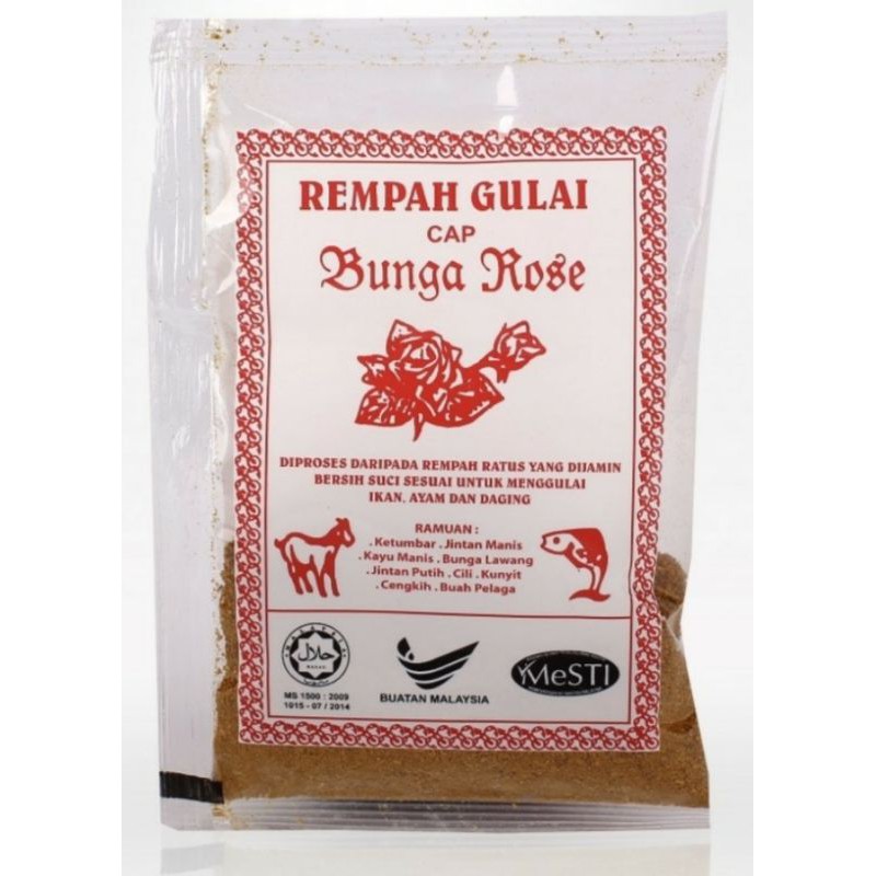 🔥PROMOSI RAYA🔥 REMPAH GULAI CAP BUNGA ROSE 15G ( Sebagai Rempah Gulai ...