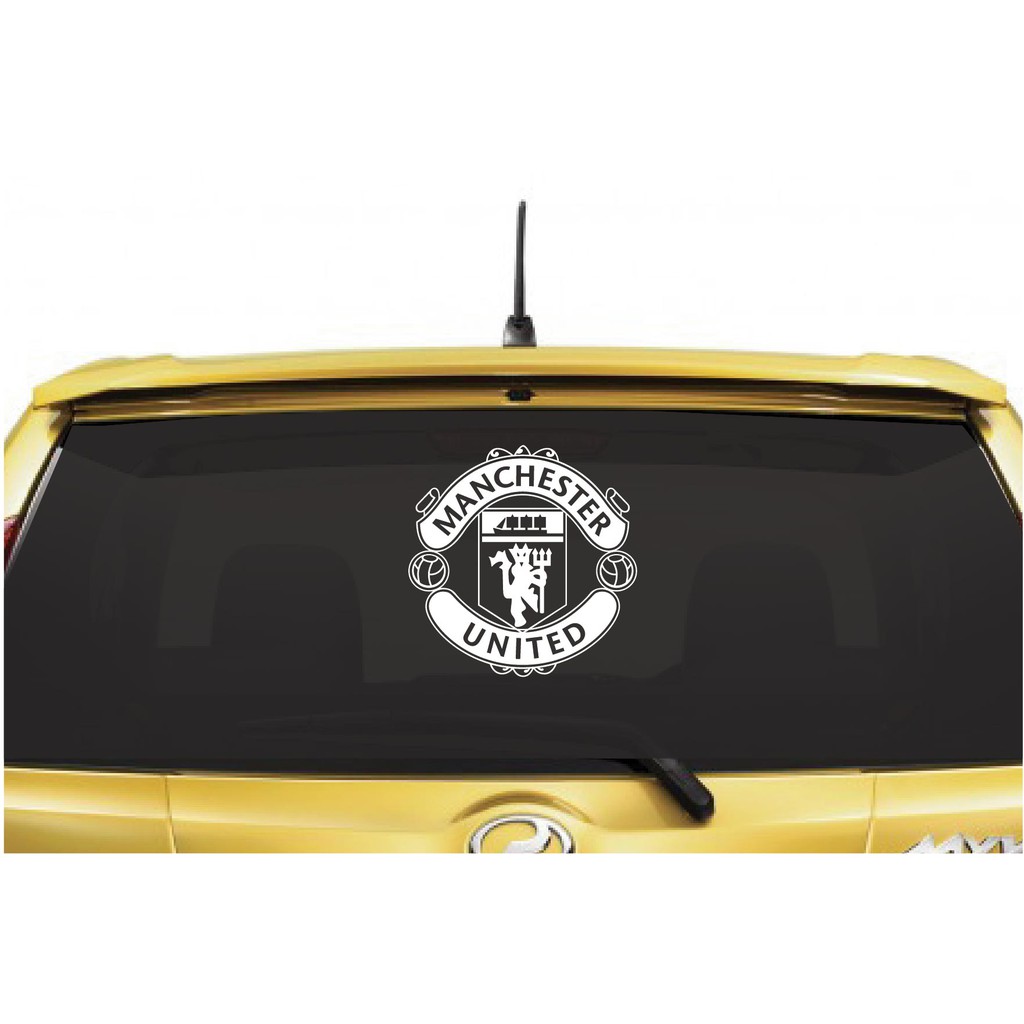 Manchester United Sticker, MU sticker, Car Sticker, MU supporters, MU ...