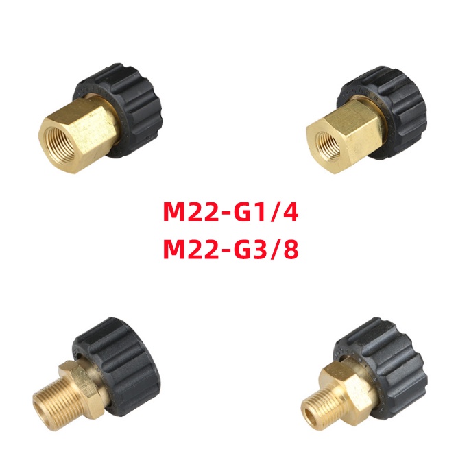 High Presure Washer M22 14mm 15mm Hose Connector Extension Coupler ...