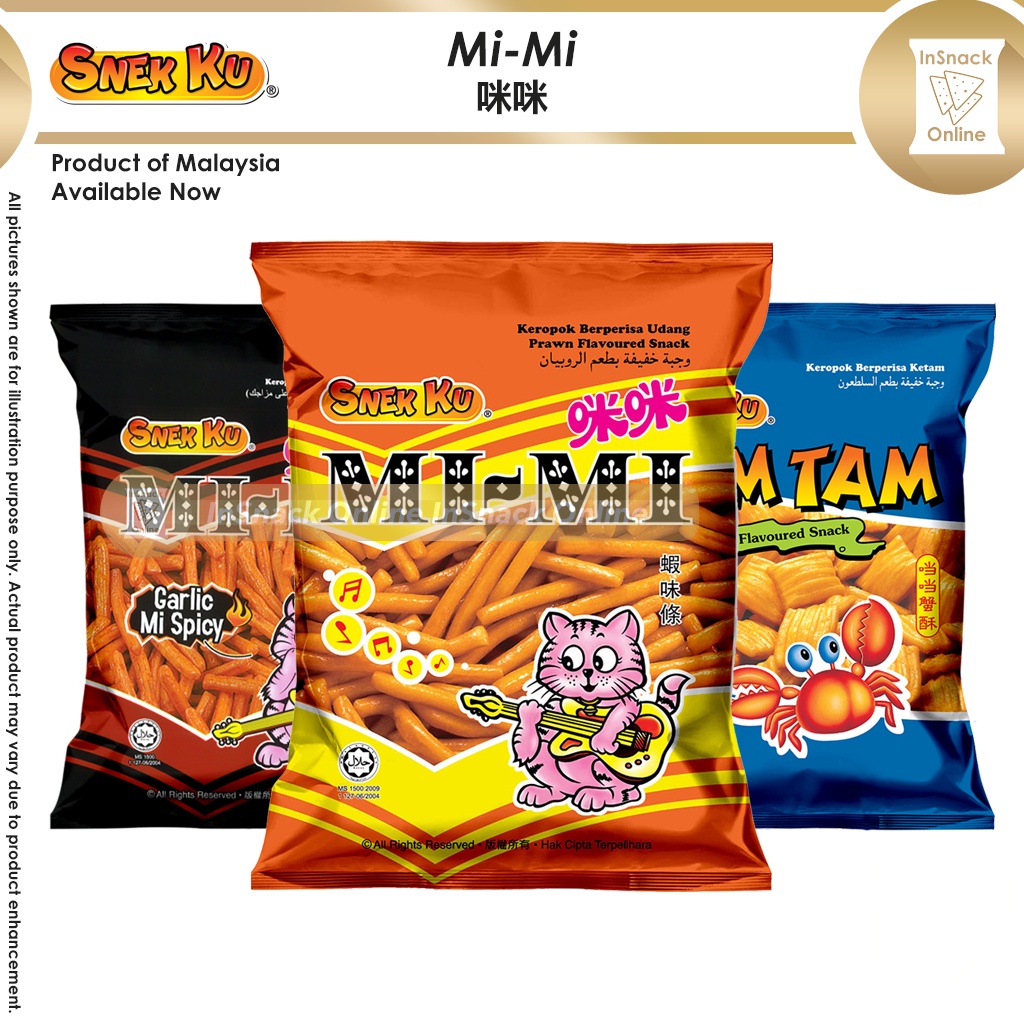 Snek Ku Mi Mi 80g Mimi Buatan Malaysia 零食 Snack | Shopee Malaysia