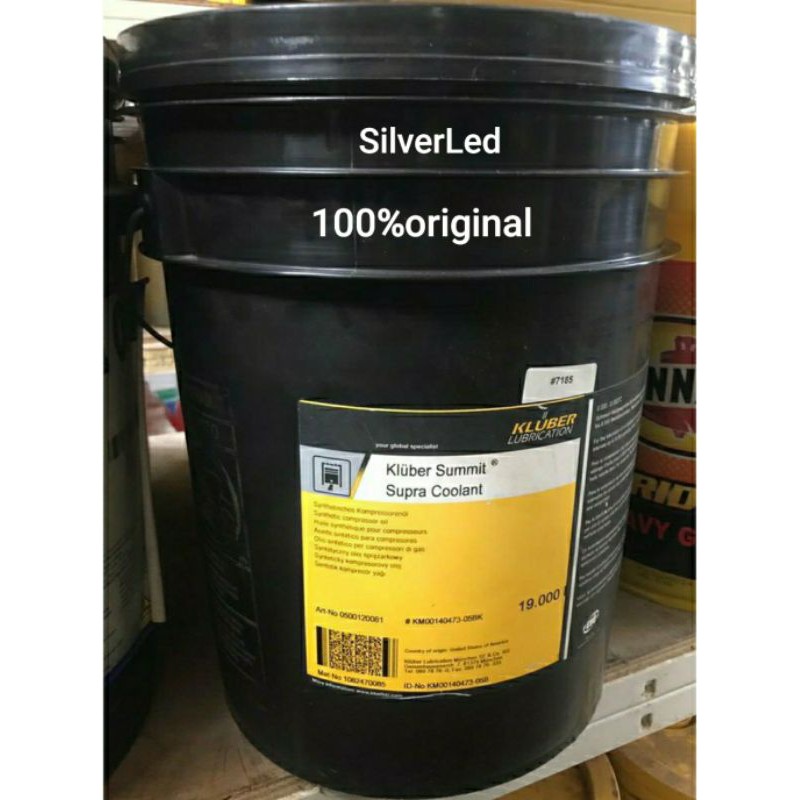 KLUBER LUBRICATION - Kluber Summit Supra Coolant 19L 100%Original ...