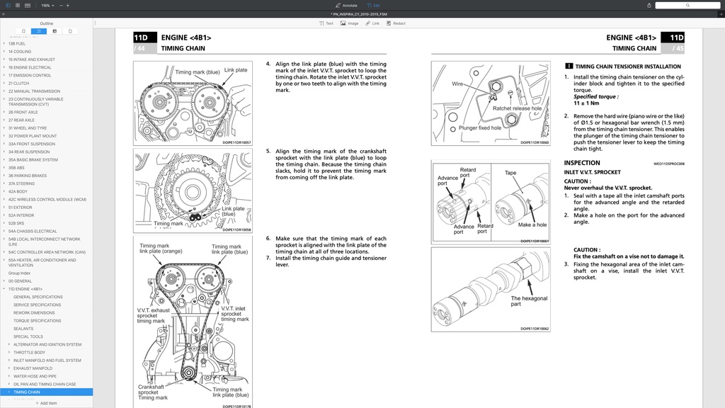 PROTON INSPIRA CY (2010-2015) SERVICE WORKSHOP MANUAL WORKBOOK | Shopee Malaysia