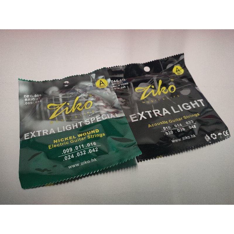 Ziko Acoustic/Electric Guitar String/Tali Gitar Ziko | Shopee Malaysia