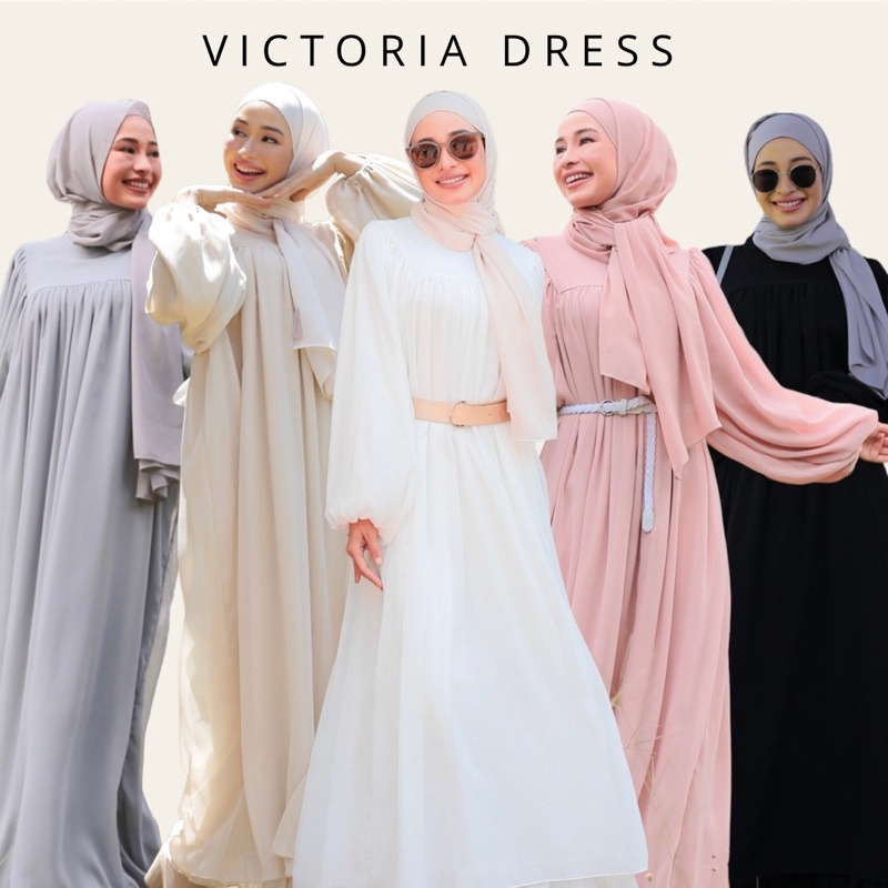 Estrella KL - Victoria Long Dress (15 colors) | Shopee Malaysia