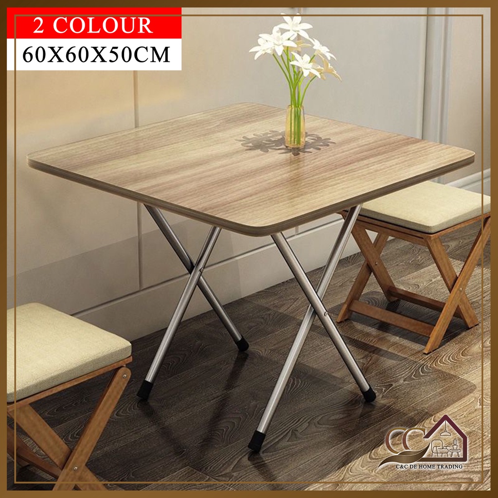 Mordern 50CM Height Foldable Small Dining Table Desk Computer Table ...