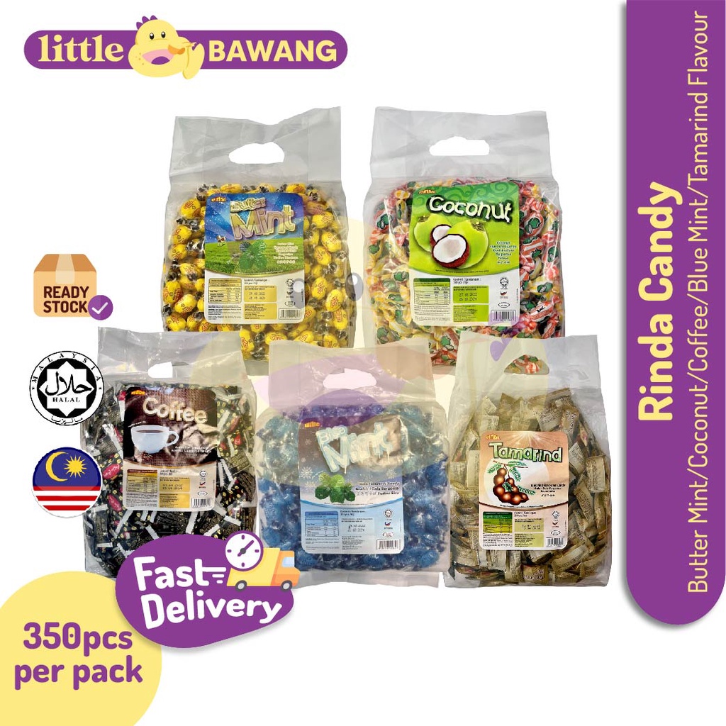 Rinda Candy Pemborong Blue Mint Butter Mint Flavor Coconut Flavor ...
