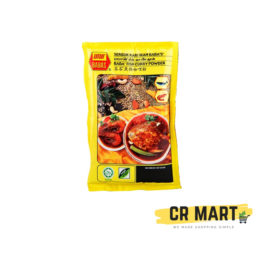 Babas Fish Curry Powder (125g) | Shopee Malaysia