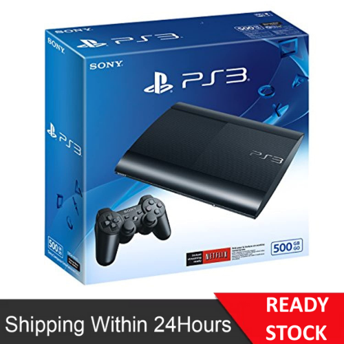 🌟READY STOCK🌟 PS3 SUPER SLIM MODEL 500GB REFURBISHED NEW SET(FREE FULL ...