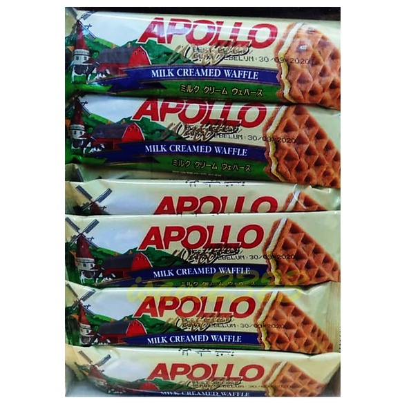 [HALAL] Apollo Waffles Creamed Waffle (17g x 36pcs) / (18g x 36pcs ...