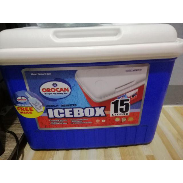 15L OROCAN ice box cooler box with FREE scoop (RANDOM COLOR only ...