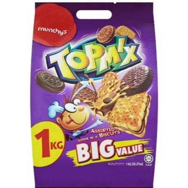 Munchy's Topmix Supreme Mix Biscuits (1Kg) | Shopee Malaysia