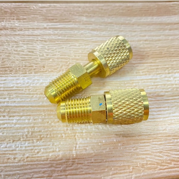 【R410A To R22】STRAIGHT Converter Aircond Adapter Gas Manifold Charging ...